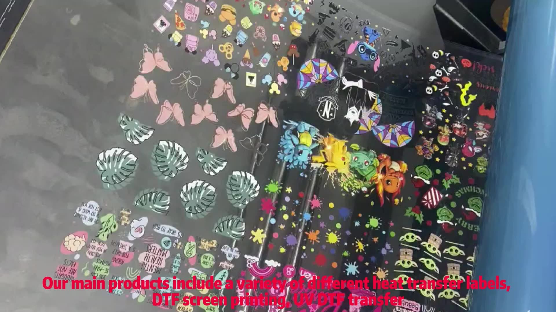 Wrap A3 Uv Dtf Sticker Anime Flatbed Printer 3d Kid Decals Film 16oz Uv ...