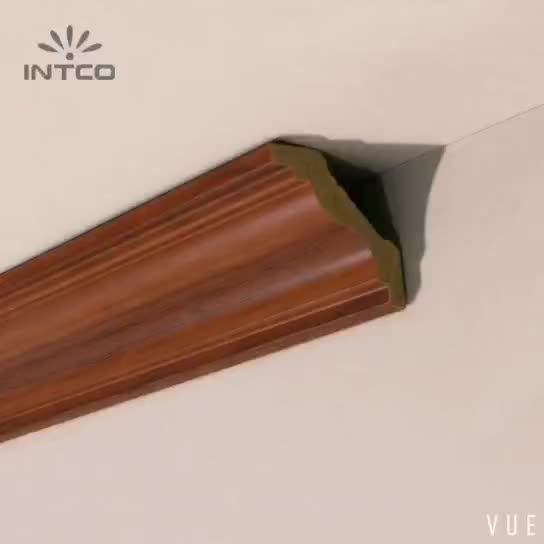Intco New Arrival Waterproof Plastic Decorative Cornice Ceiling ...