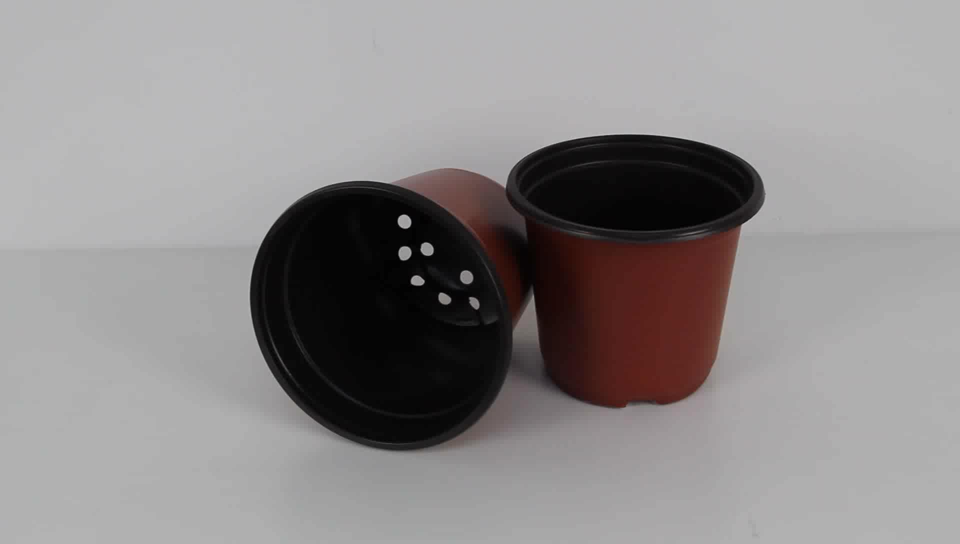 High Quality Plastic Terra Cotta Nursery Plant Orchid 8 Inch Flower ...