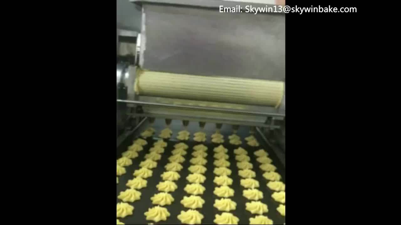 Automatic Commercial Production Line Depositor Cookie Dough Extruder ...