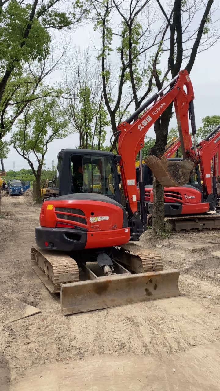 Used Kubota Kx 163 Small Excavator Digger Mini Excavator 7ton 8ton 4ton ...