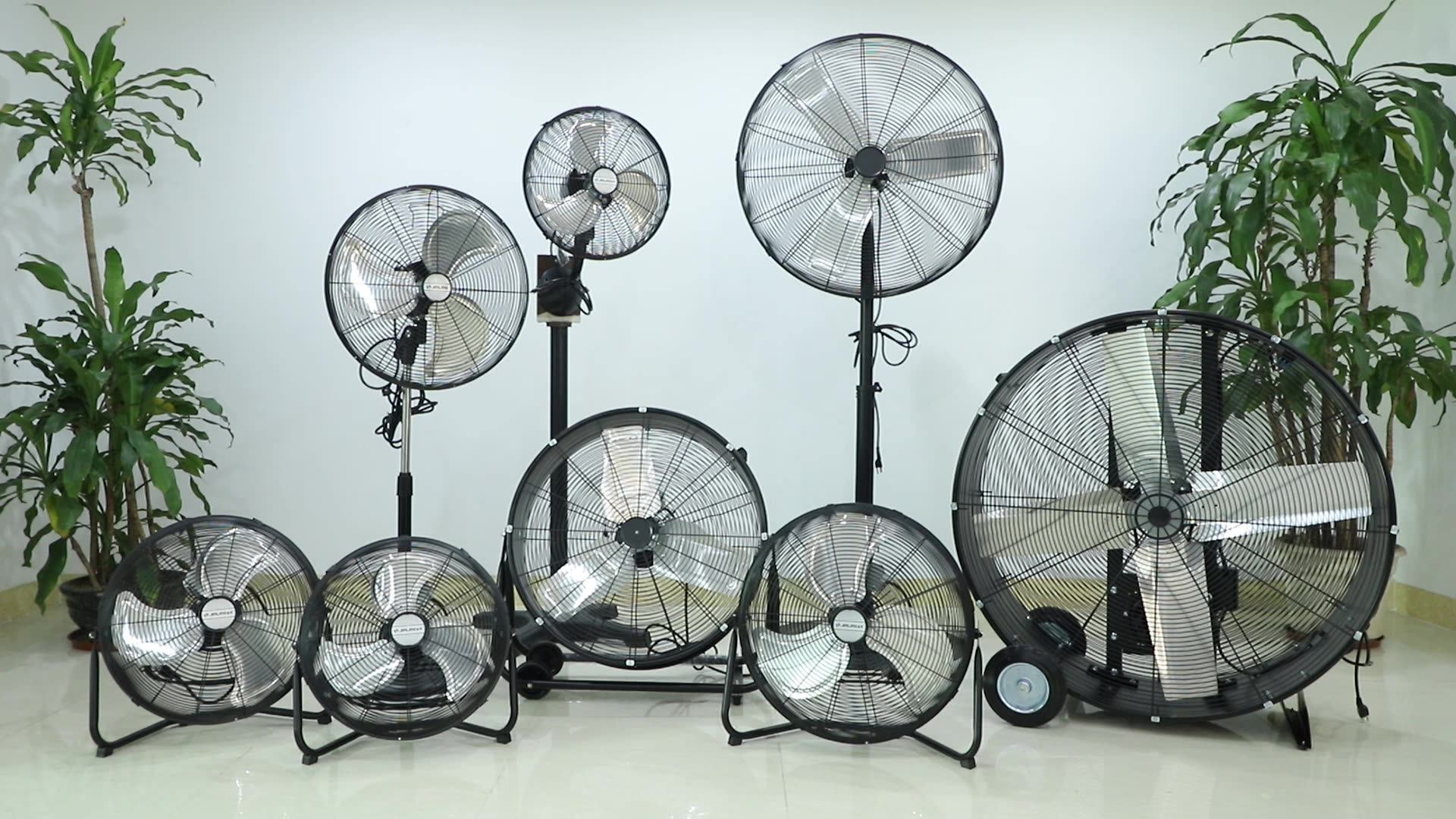 Jinling Powerful Wall Fan High Velocity Cooling Electric Industrial ...