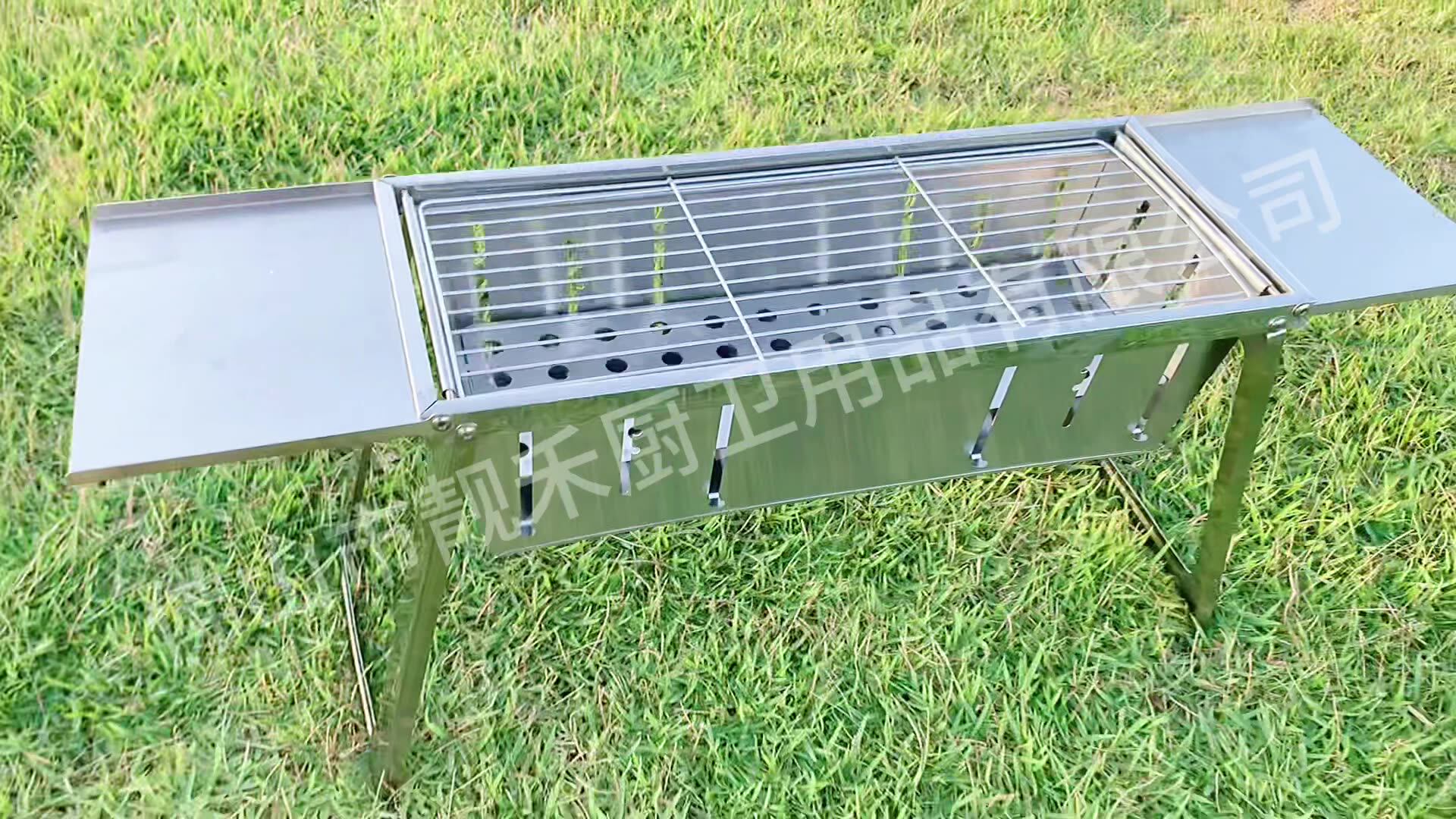 定制户外露营折叠烧烤炉不锈钢家用碳烤炉便携式烧烤架露营神器-阿里巴巴