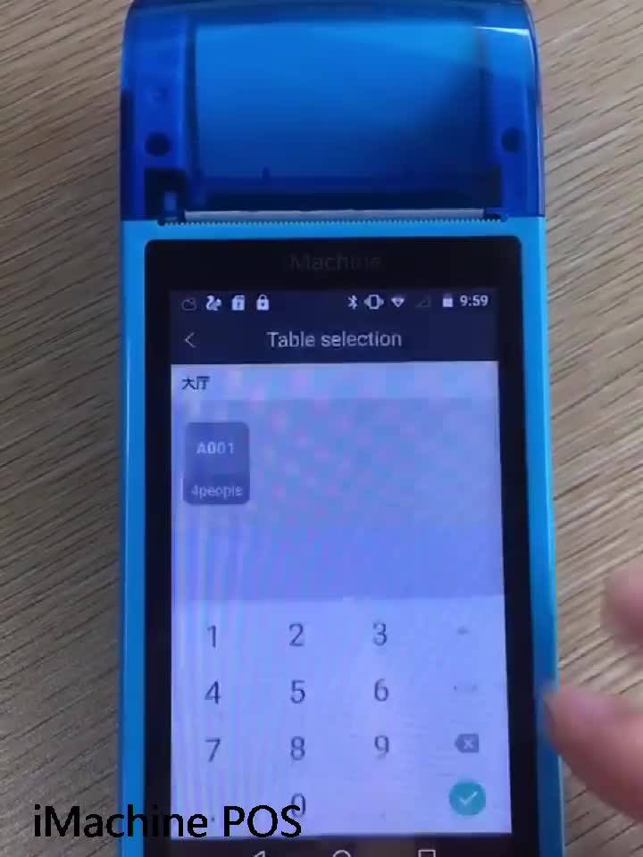 Smart Handheld Machine Mobile Pos Qr Code Scanner Android Touch Screen ...