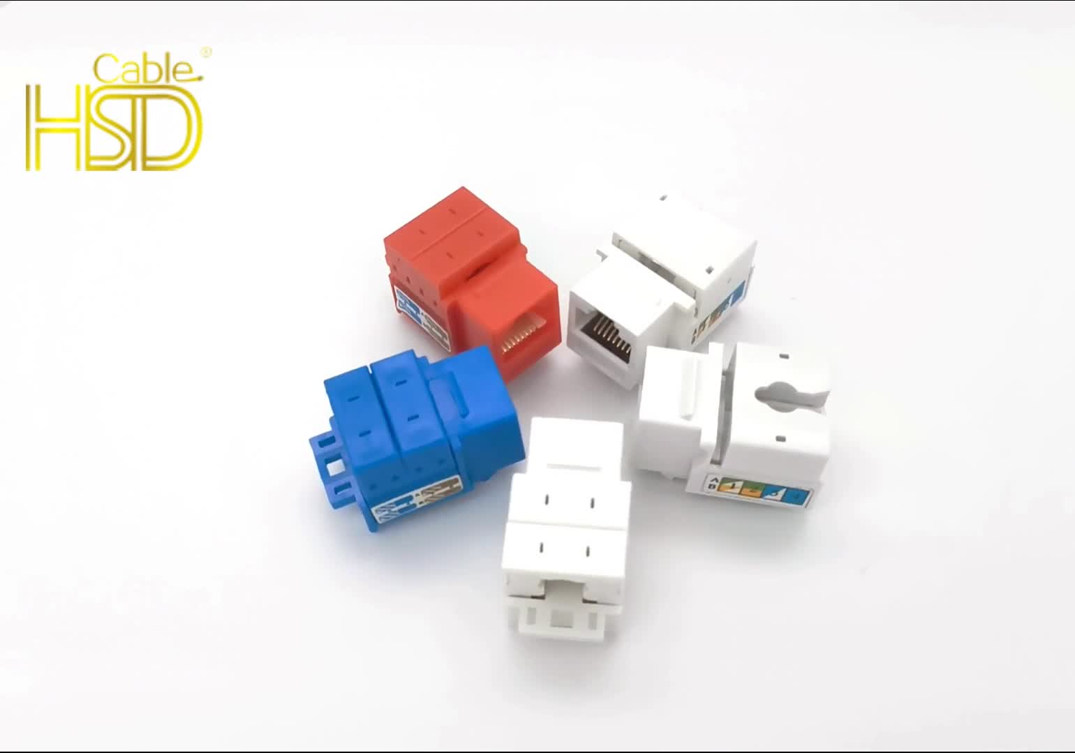 Rj45 Cat6 Punch Down Network Cat 6 Keystone Jack 90 Degree Amp Utp Unshielded Modular Plug Oem ...