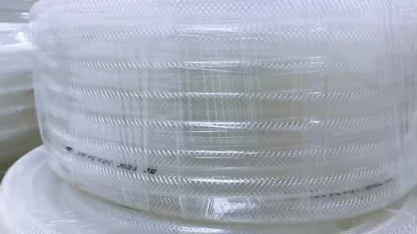3/4 Inch 19mm Flexible Pvc Clear Nylon Braided Vinyltubing Hose ...