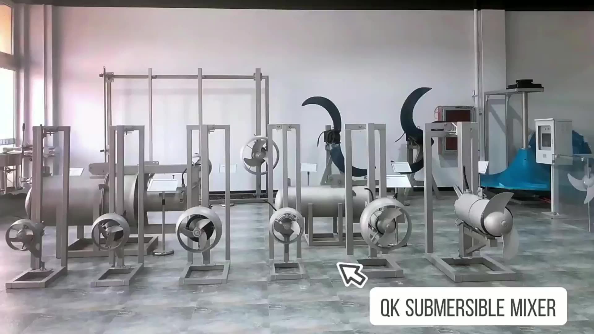 Horizontal Industrial Submersible Mixer Stainless Steel Submersible ...