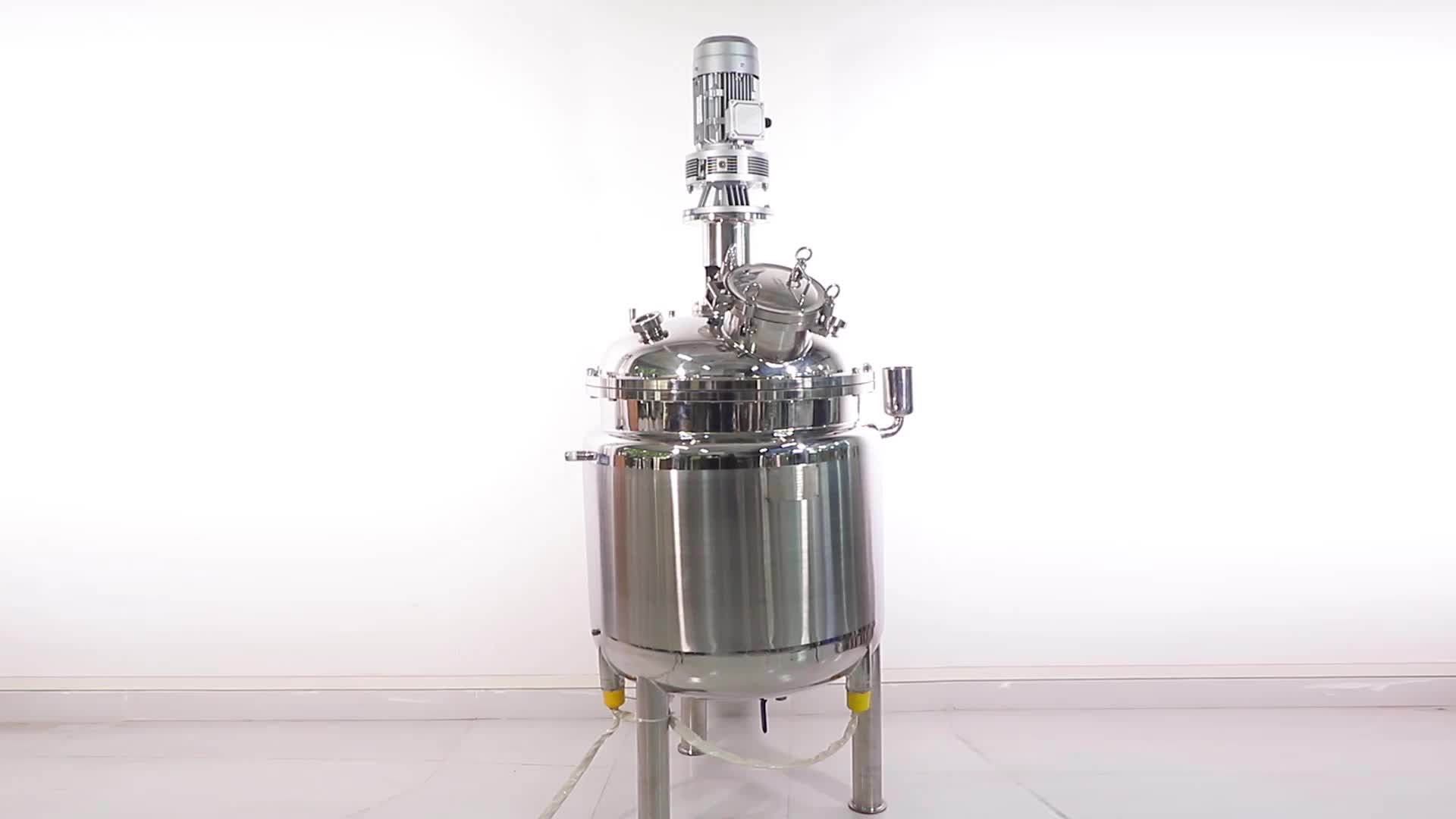 1000l Jus Pencampuran Tangki Agitator Tangki Pencampur Stainless Steel ...