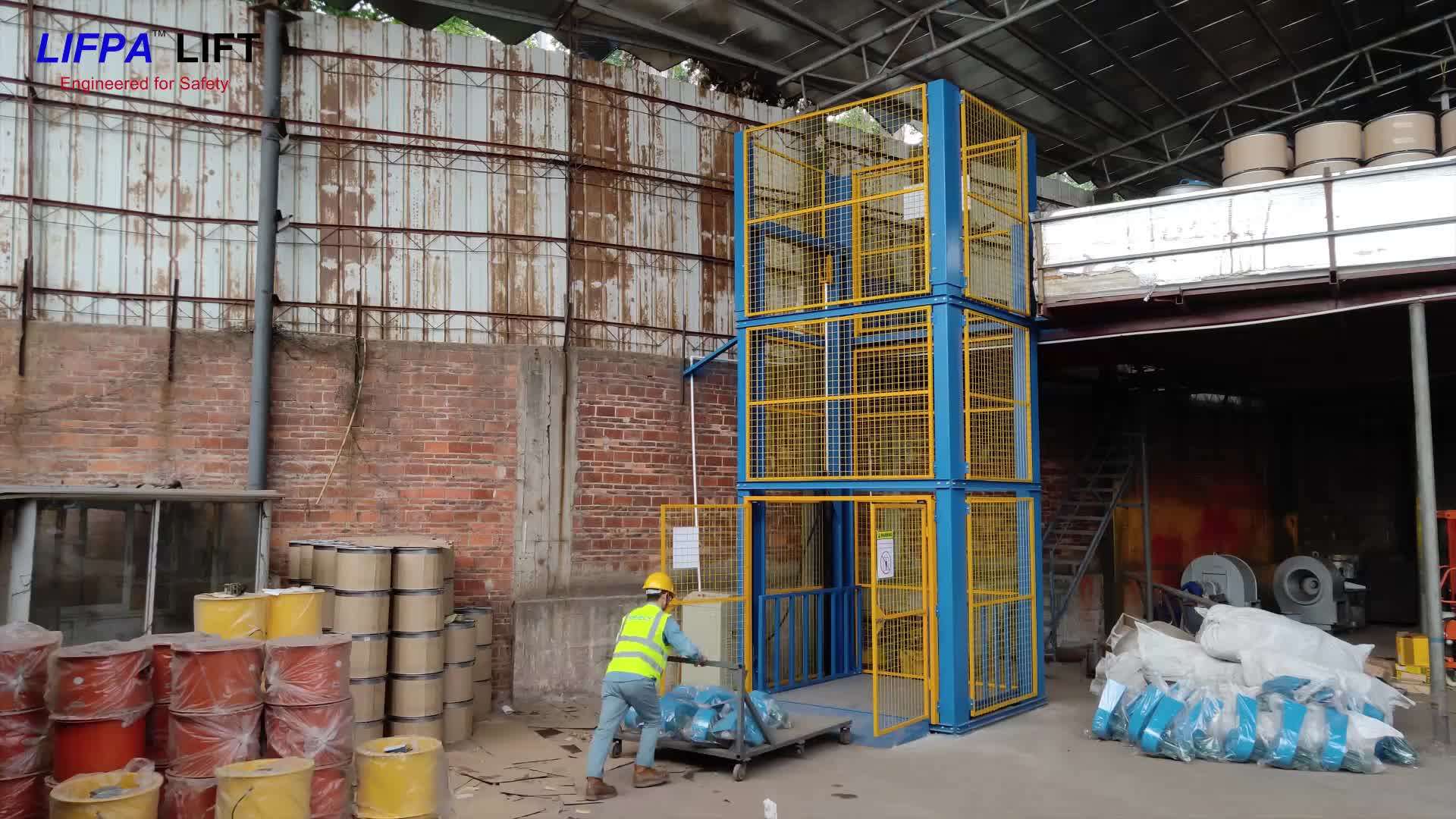 3000kg Heavy-duty Hydraulic Construction Outdoor Lift Elevators - Buy ...