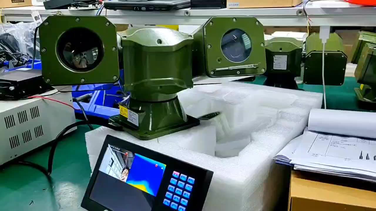 640*512 Dual Sensor Infrared Thermal & Optical Ptz Camera Forest Fire ...