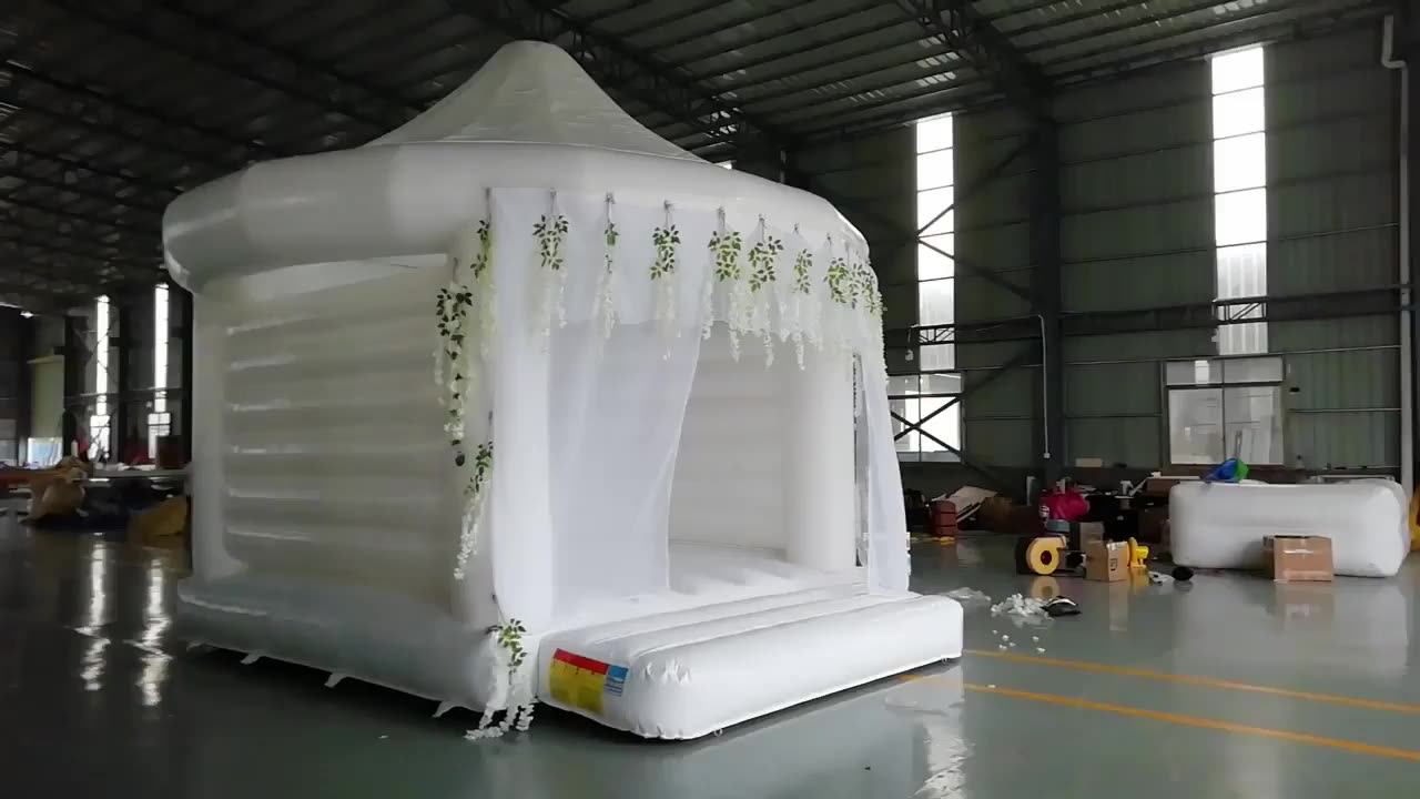 Commercial White Inflatable Wedding Bouncer Bounce House For Sale - Buy ...