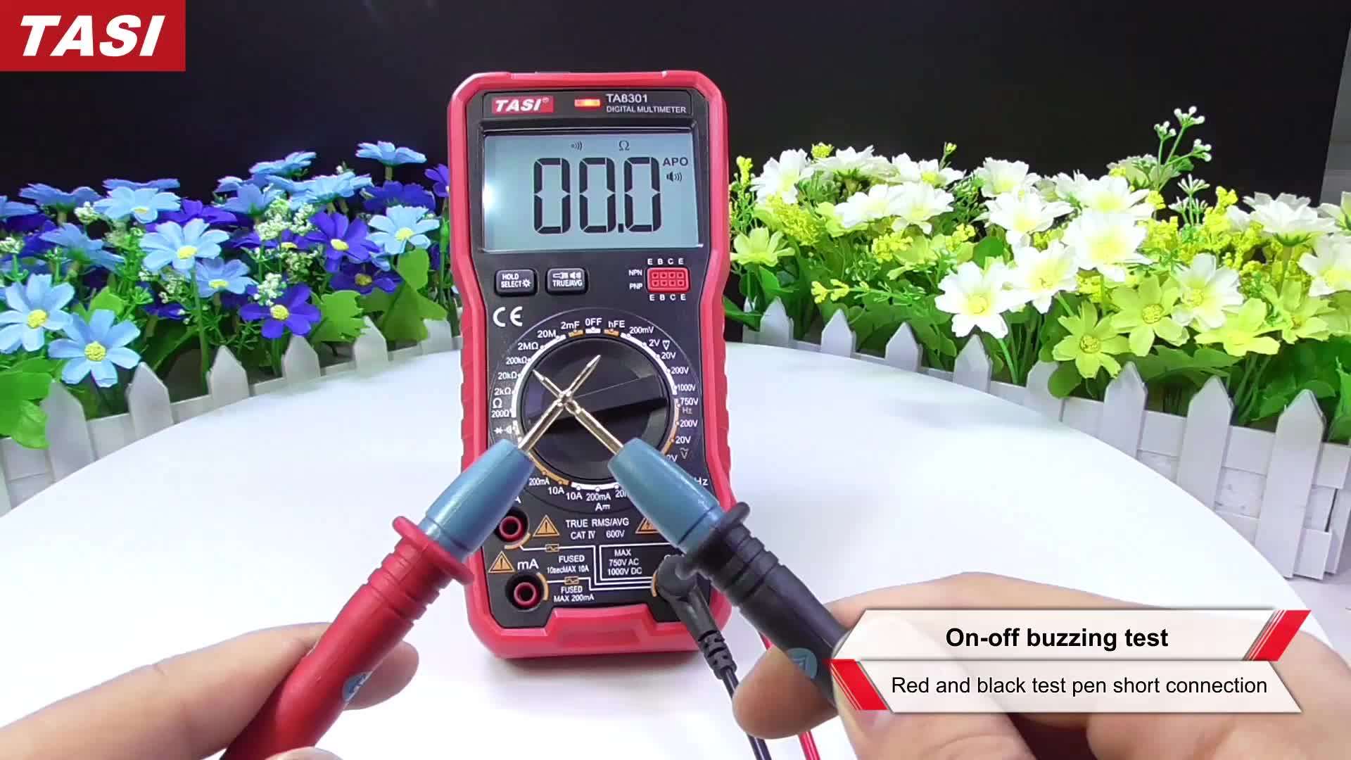 มัลติมิเตอร์ดิจิตอล Tasi Ta8301,เครื่องมัลติมิเตอร์แบบเสียง Rms Ac Dc Ncv - Buy มัลติมิเตอร์ ...