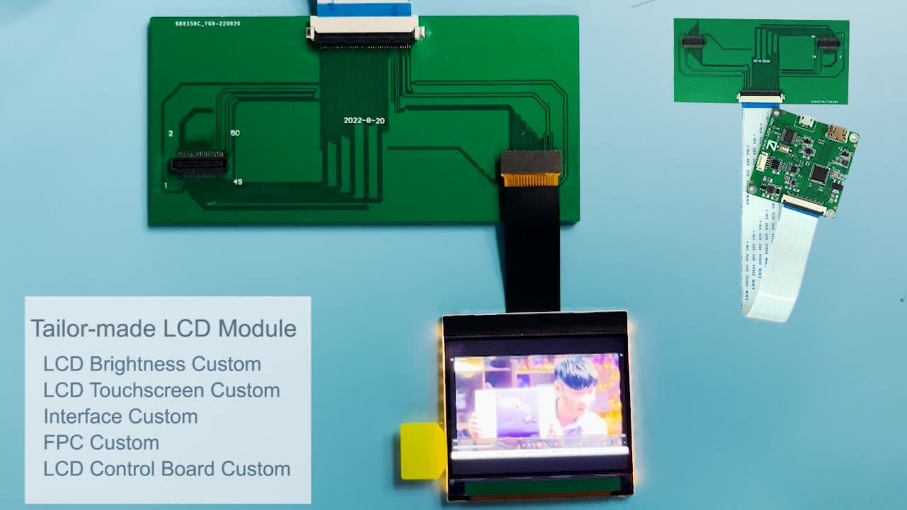Rjoytek Lcd Control Board Mipi Interface 40pin Driver Board Tft Lcd ...