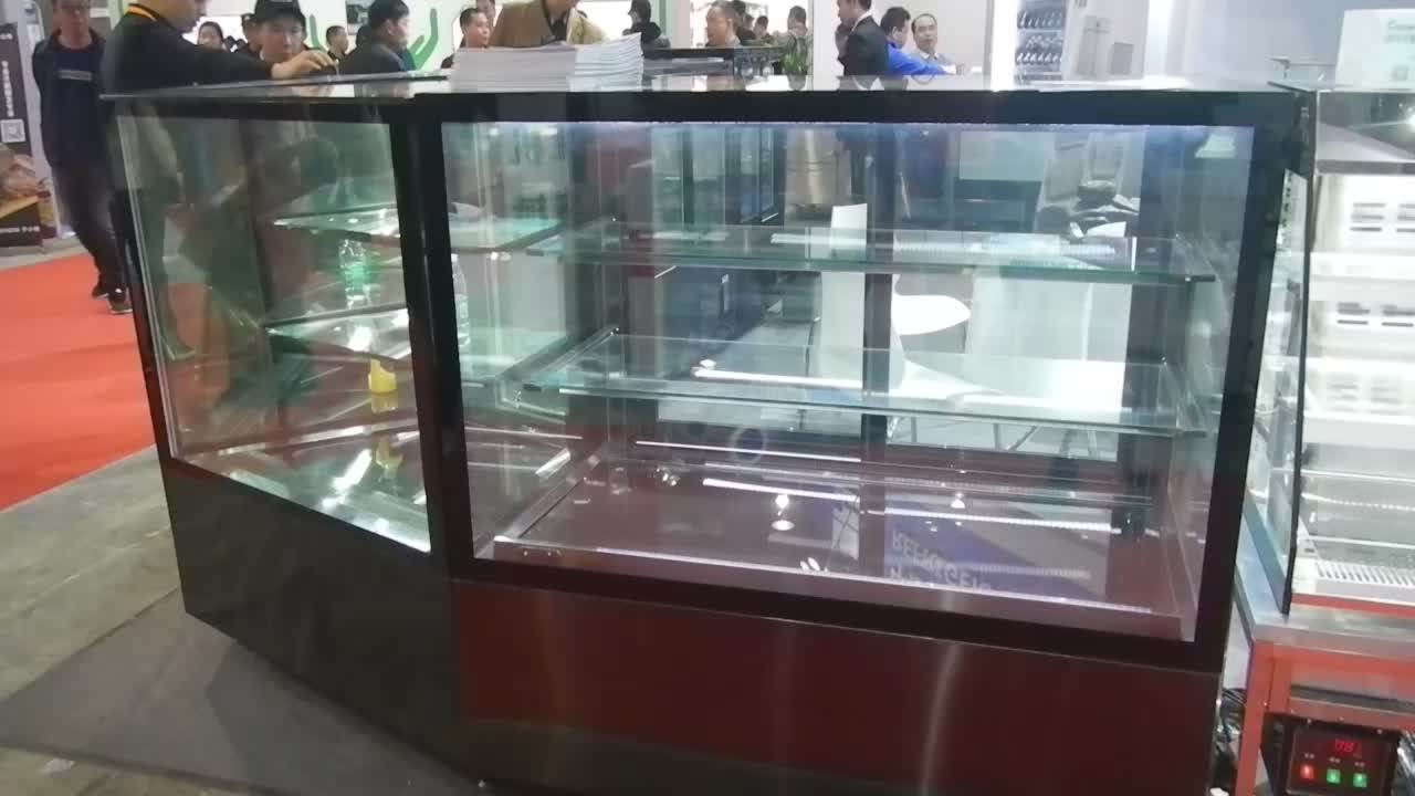 Customized Design Round Refrigerated Showcase Display Price - Buy ...