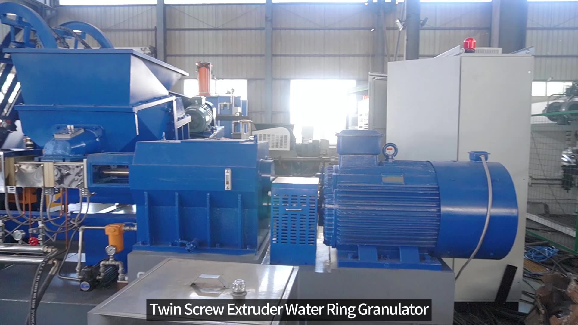 Calcium Carbonate Filler Masterbatch Plastic Extruding Machine ...