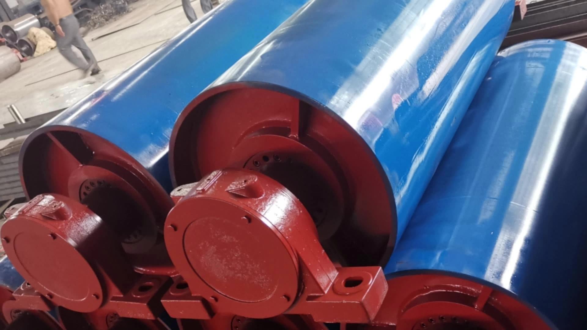 Separator Head Pulley At Conveyor Disarge Point Belt Tail Wing Drive ...