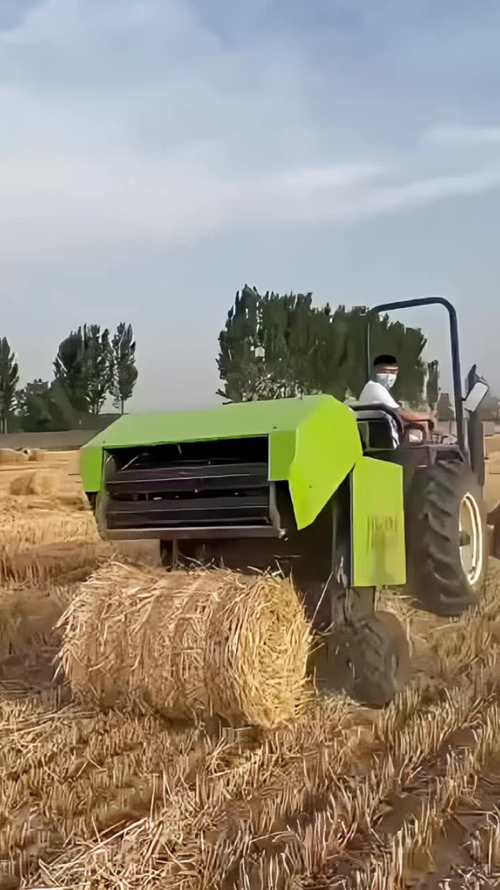 Agricultural Harvesting And Baling Machine Round Mini Hay Baler - Buy ...