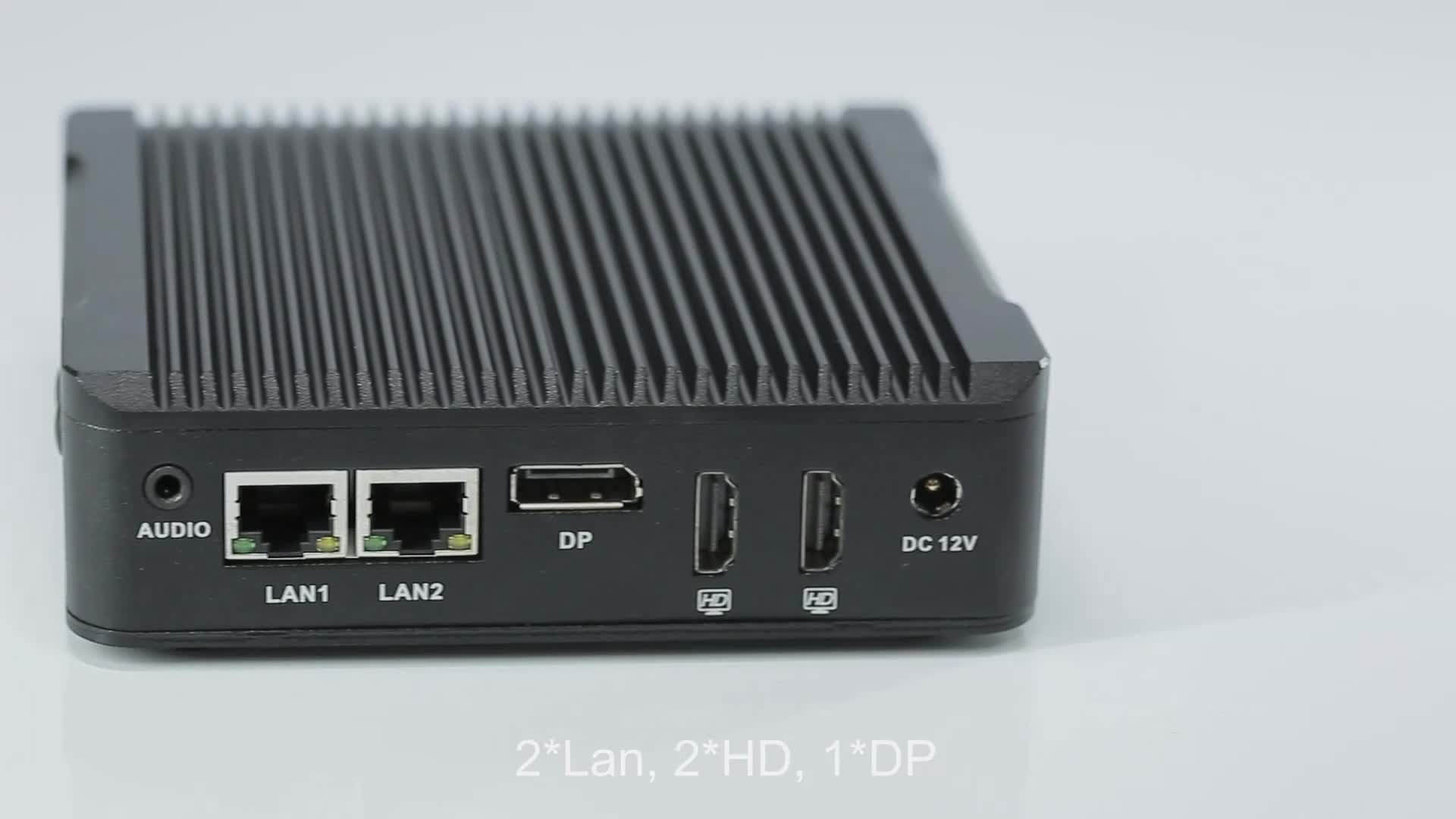 Yanling Ultra Low Power Mini Pc 12v Intel N3160 2 Lan Port Fanless ...