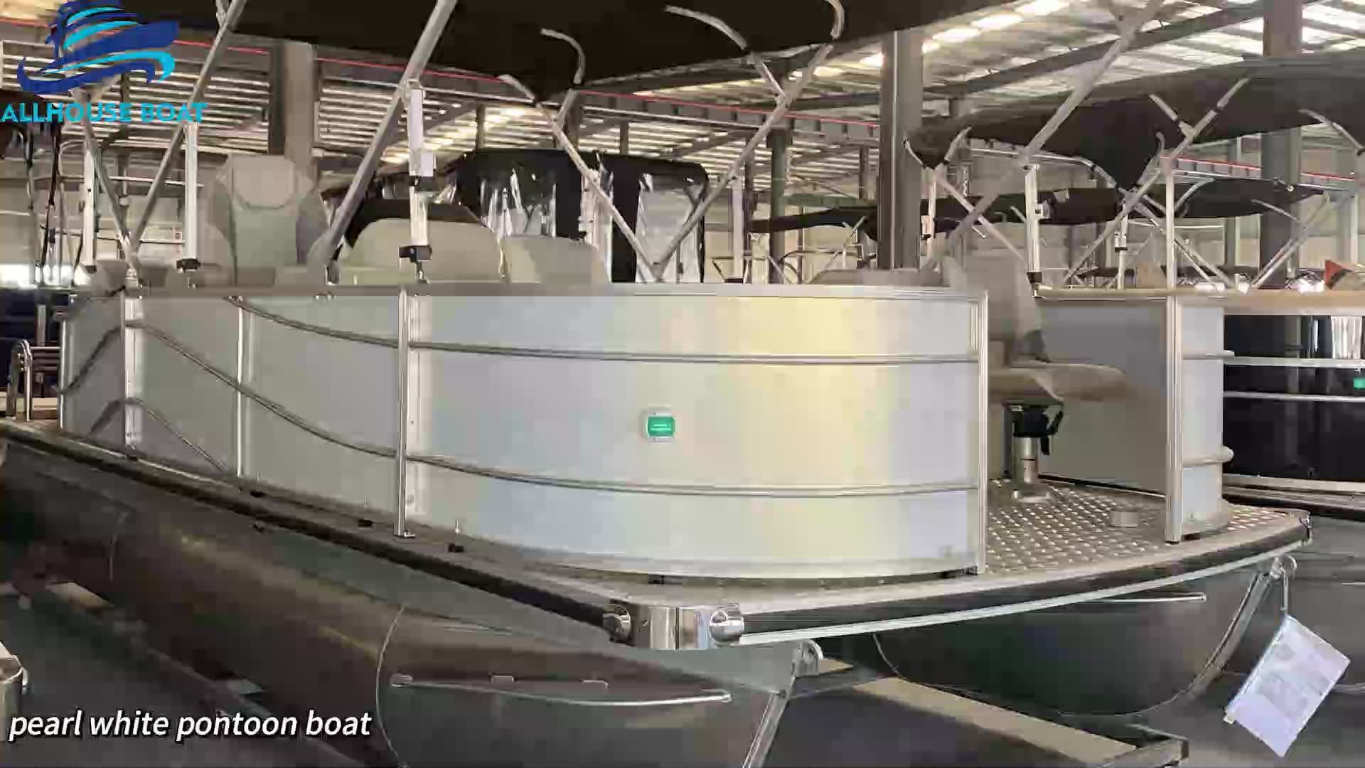 Custom Cheap Mini Ecocampor Solar Luxury Party Aluminium Frame Pontoon ...