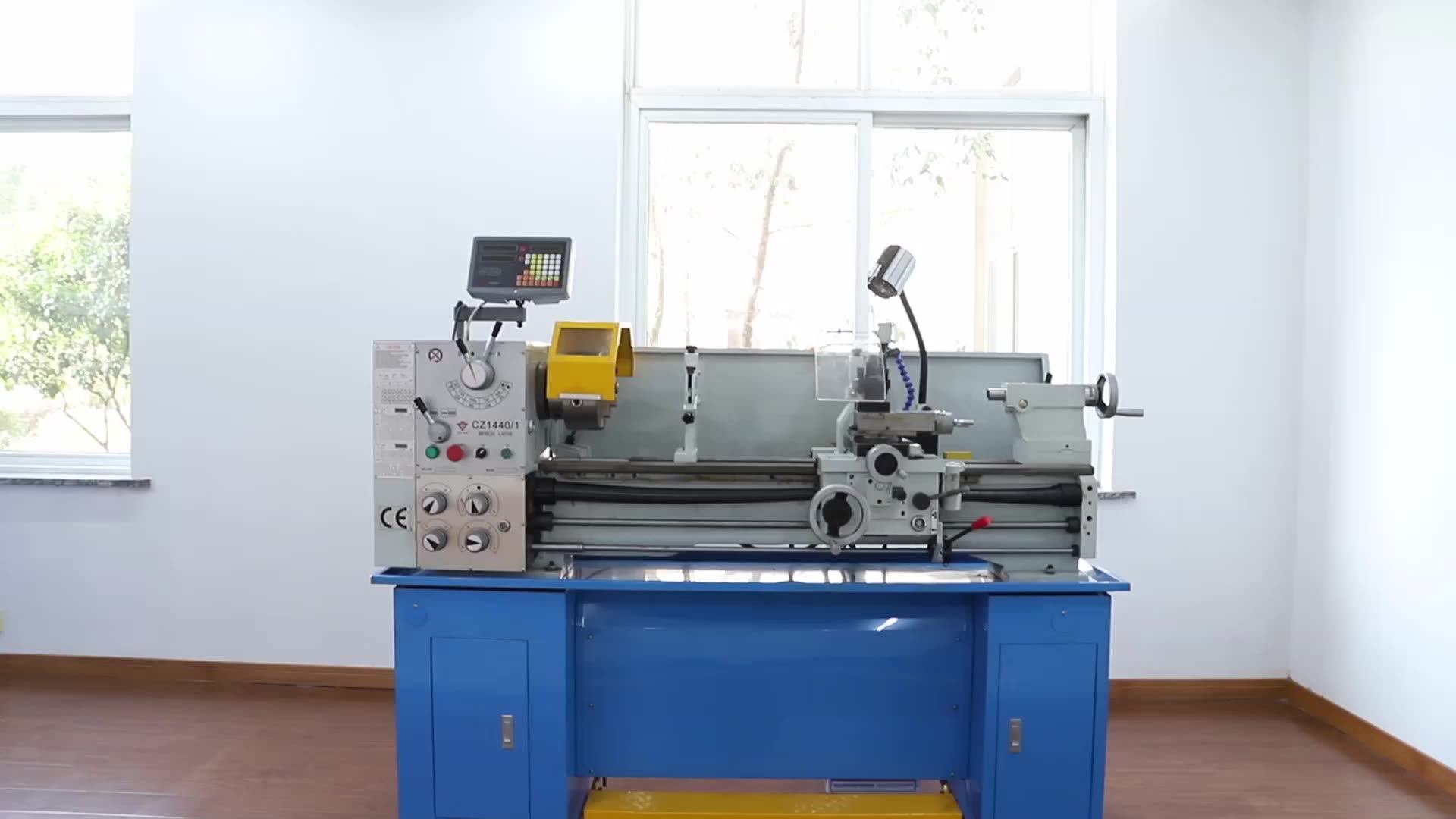 China Most Popular Conventional Manual Mini Metal Lathe Machine Table ...