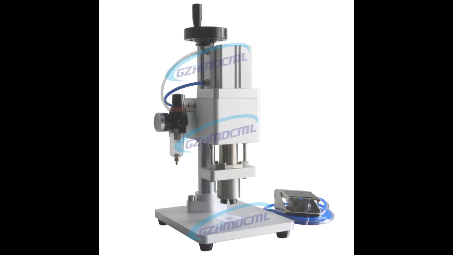 Viral Videos & Demos On semi-auto vial crimping capping machine is with ...