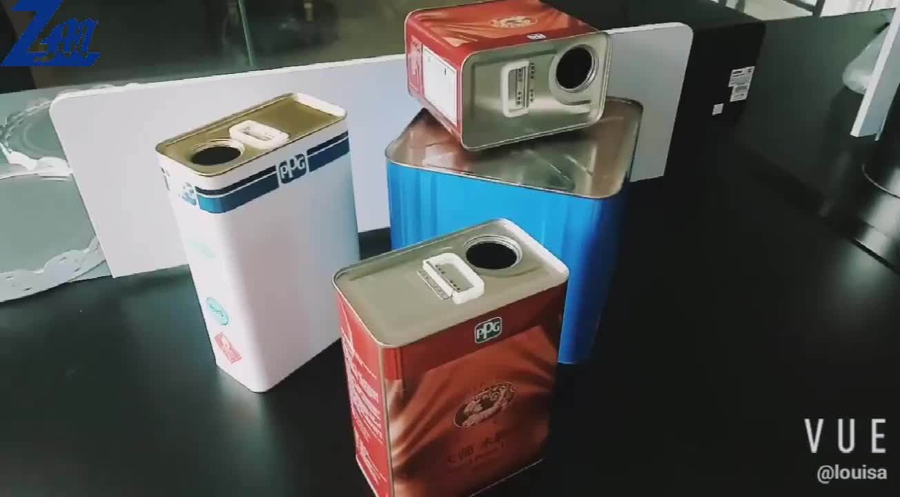 Square Tin Box For Oil,Rectangular Paint Can,Lubricant Oil Containers ...