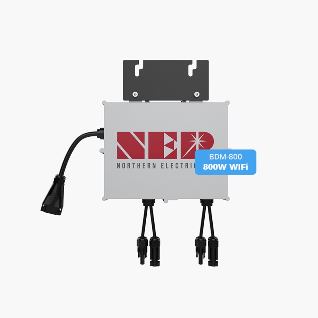 Nep Bdm 600 Microinverter 600w Mppt On-grid Inverter Ip67 Pv System Grid Tie Inverter Micro ...