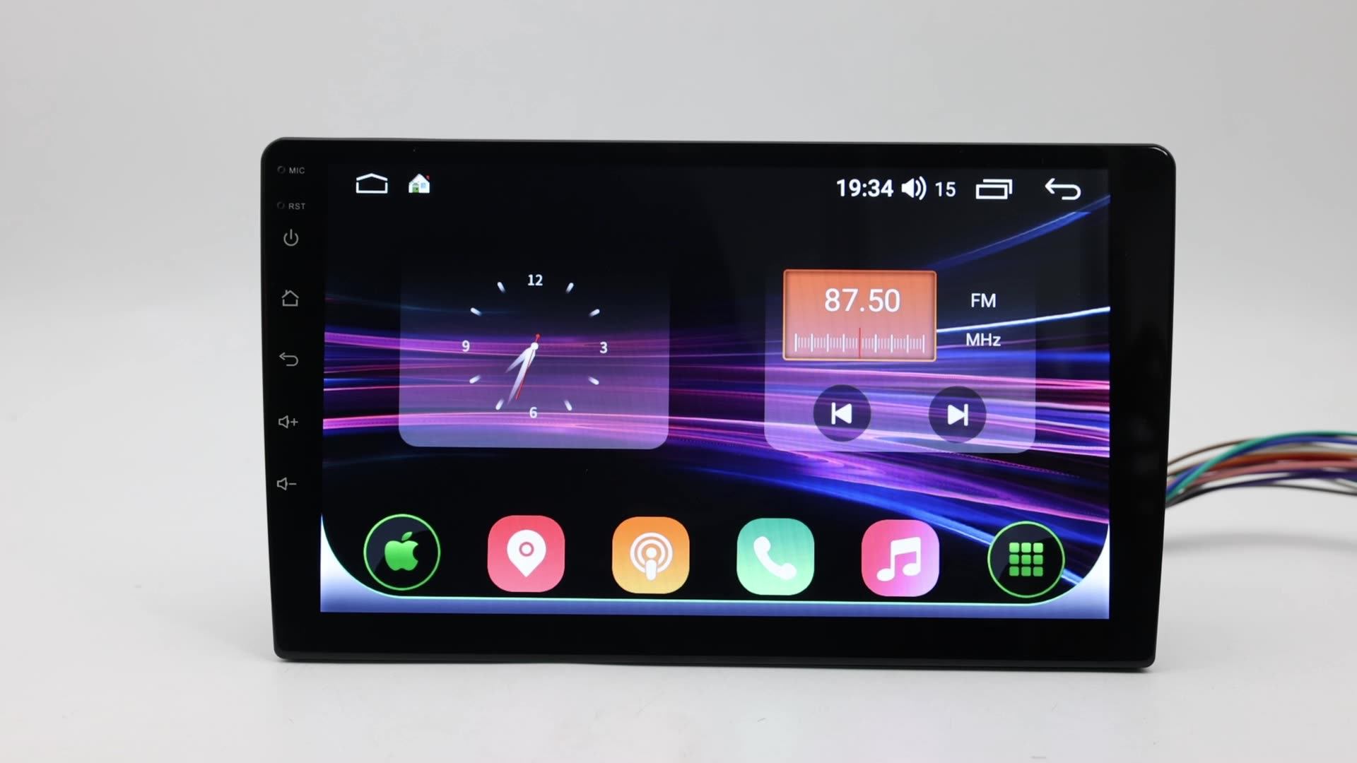 2din Head Unit Double Din 9 Inch Multimedia For Car Carplay Android ...