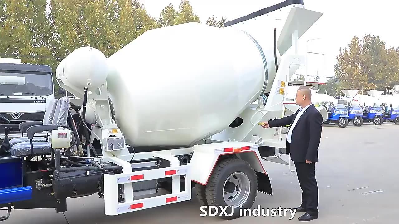 Small Concrete Mixer Truck 3 Wheels Tricycle Cement Mixer Truck - Buy ...