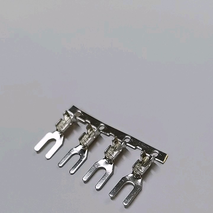 Y Type Series Copper Fork 3.2mm Non-insulated Wire Crimp Terminal ...