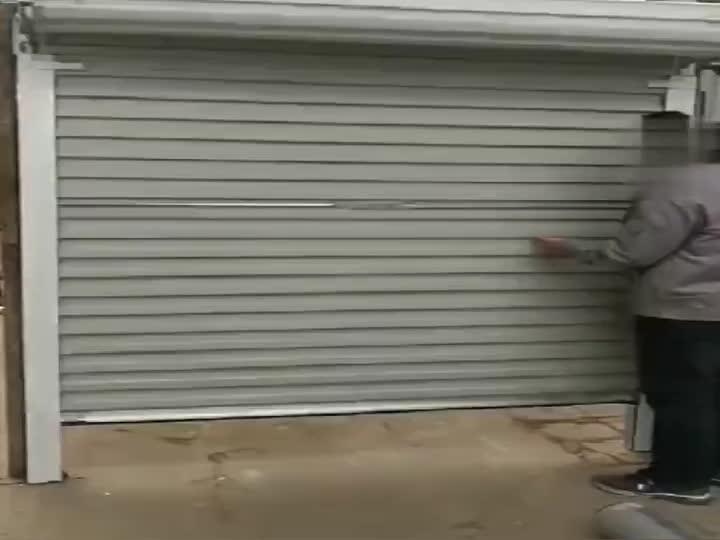 Medium Duty Commercial Self Storage Door Steel Roll Up Door - Buy ...