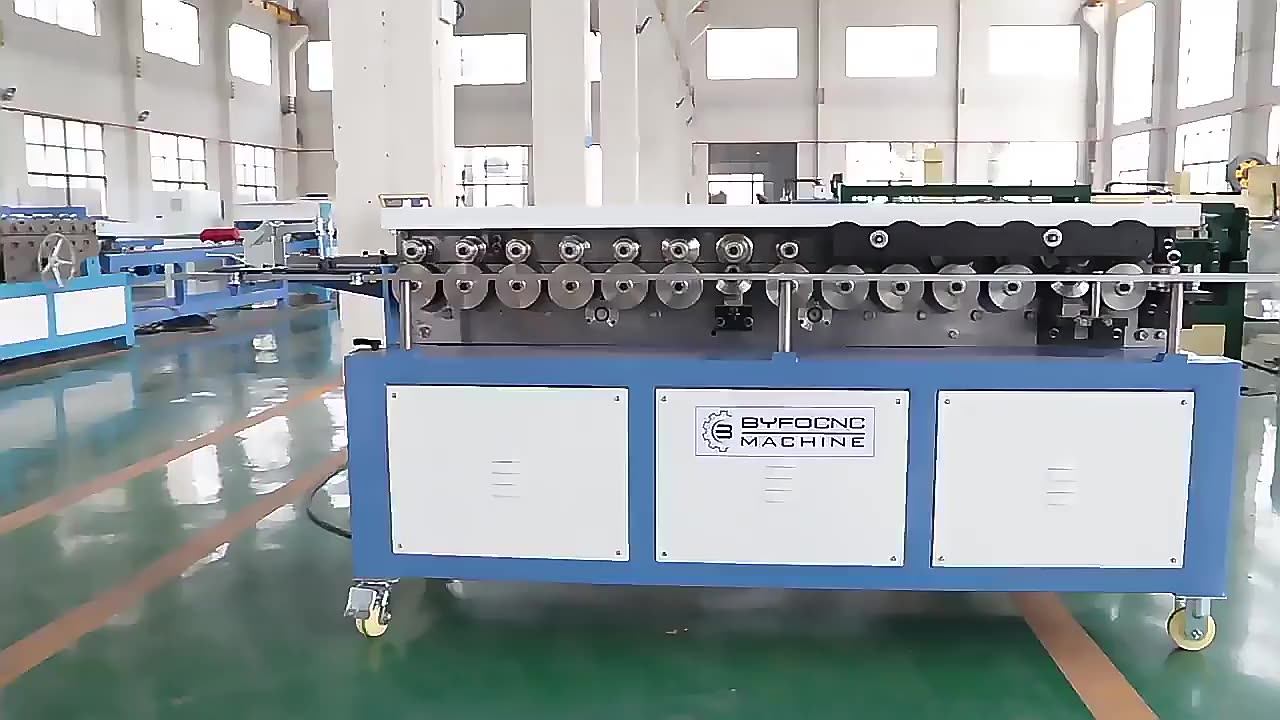 Galvanized Sheet Metal Flange Machine Duct Tdf Flange Forming Machine ...