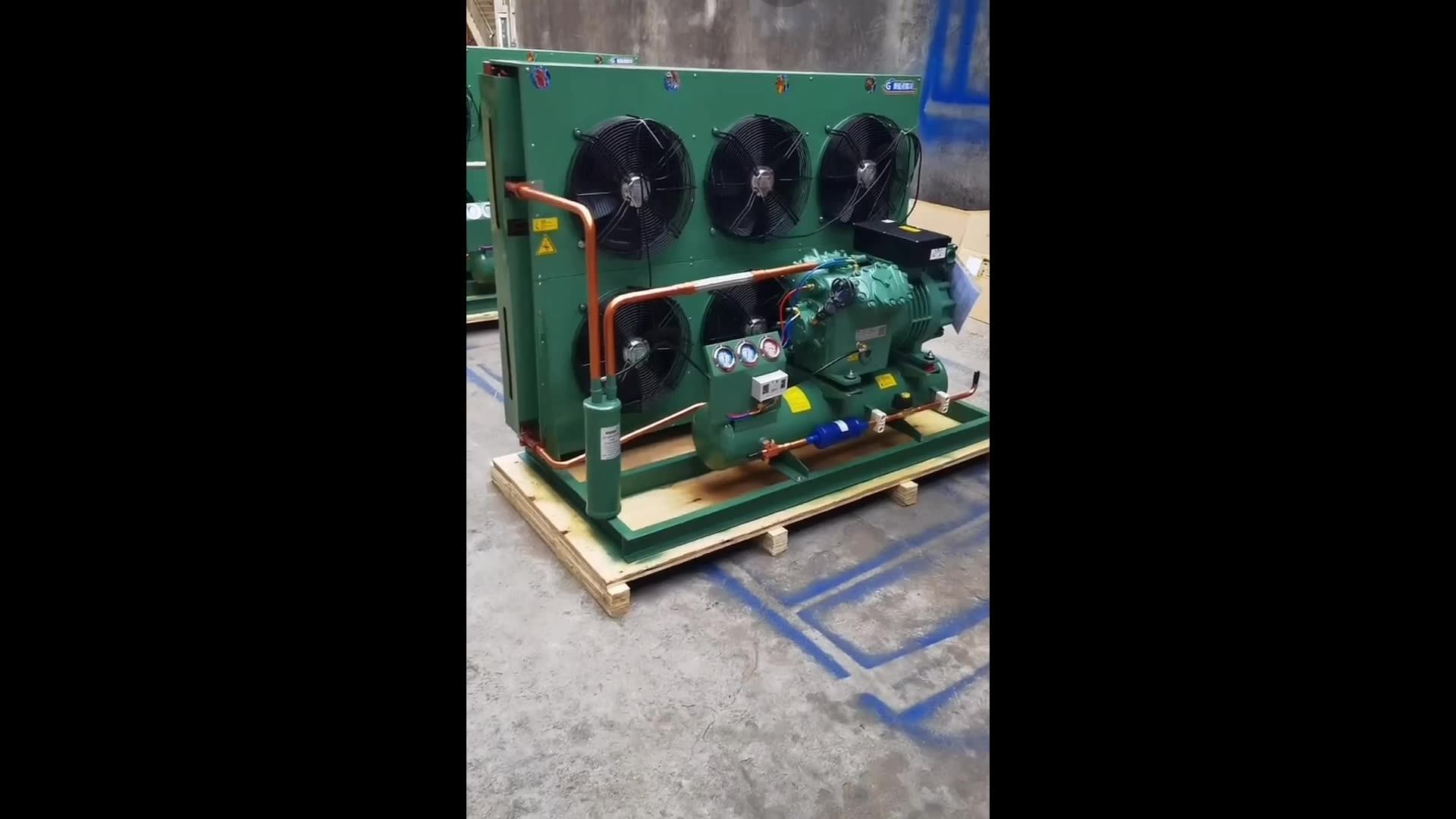 Bitzer And Emerson Compressor Freezer Condenser Unit Energy-saving Cold ...