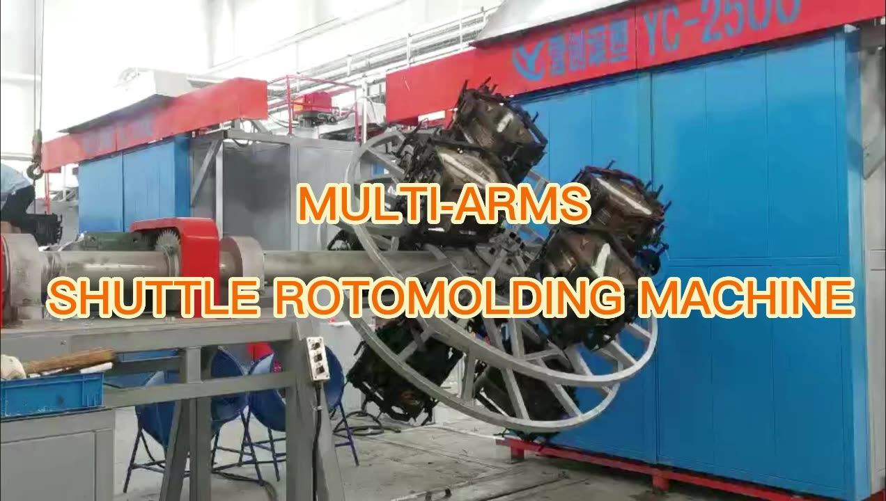 Multi-station Rotomolding Machine Sales For Roto Mould Water Tank ...