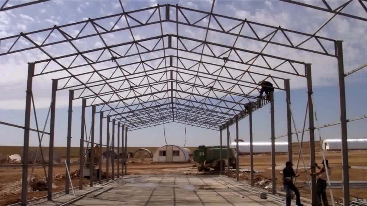 Industrial Turnkey Long Span Roof Truss Warehouse - Buy Long Span Roof ...