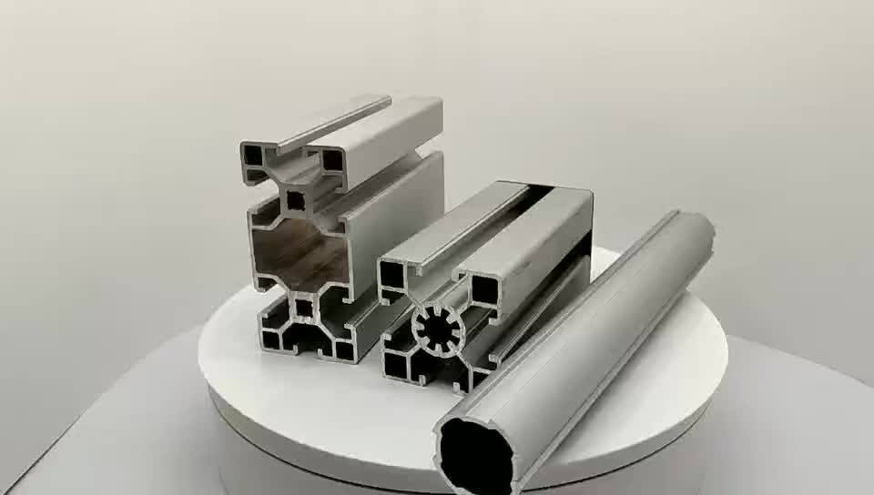 China Factory Customized Anodized Round Aluminum Lean Extrusion Profile ...