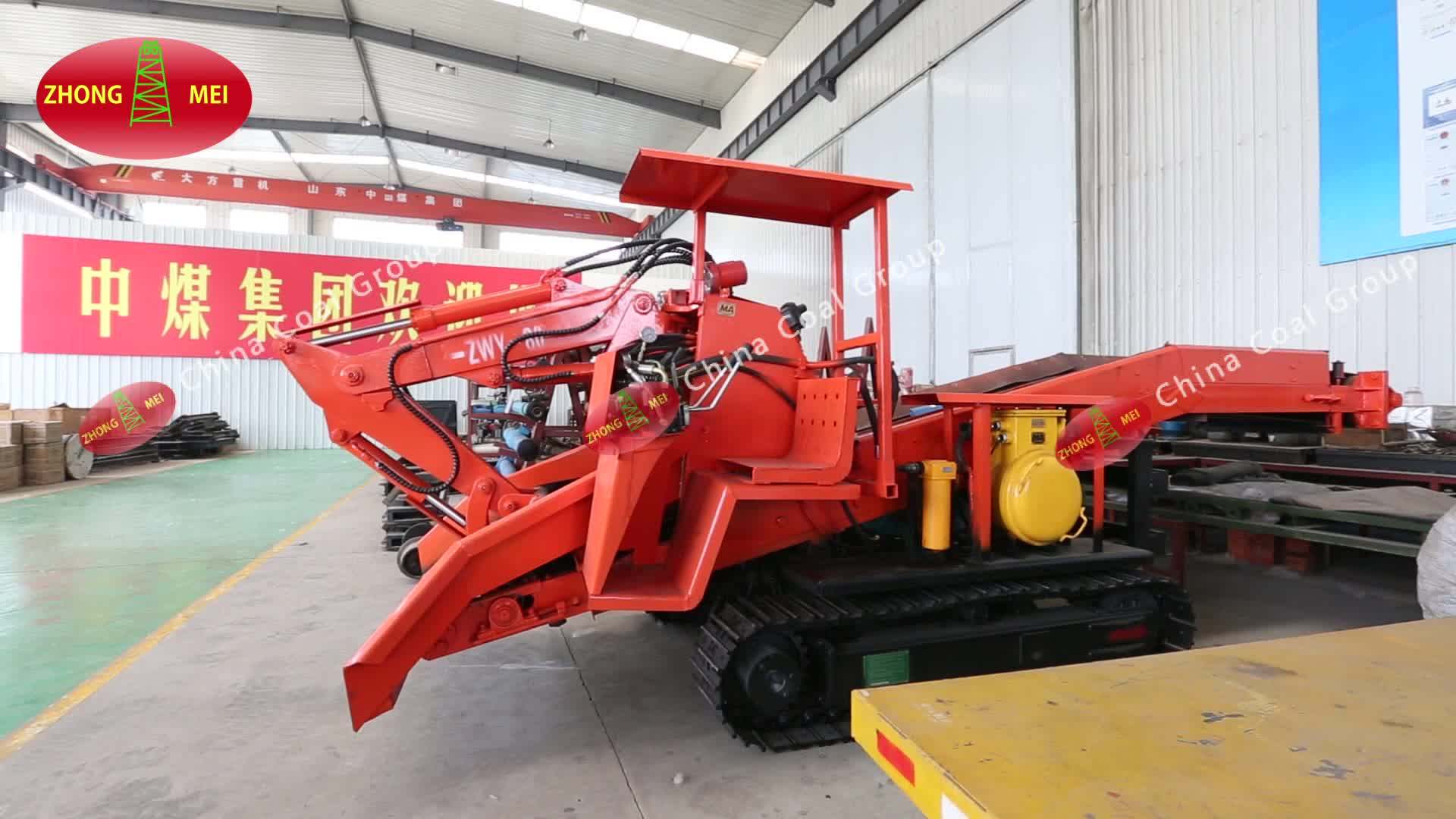 Underground Mining Equipment Tunnel Crawler/ Muck Wheel Loader/coal ...