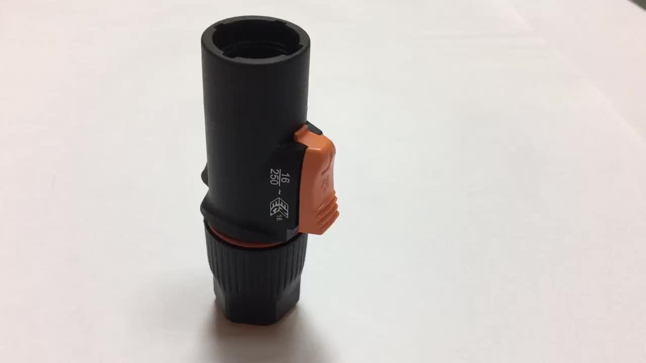 Ip65 Waterproof 16a Male True 1 Power Connector - Buy New Product ...