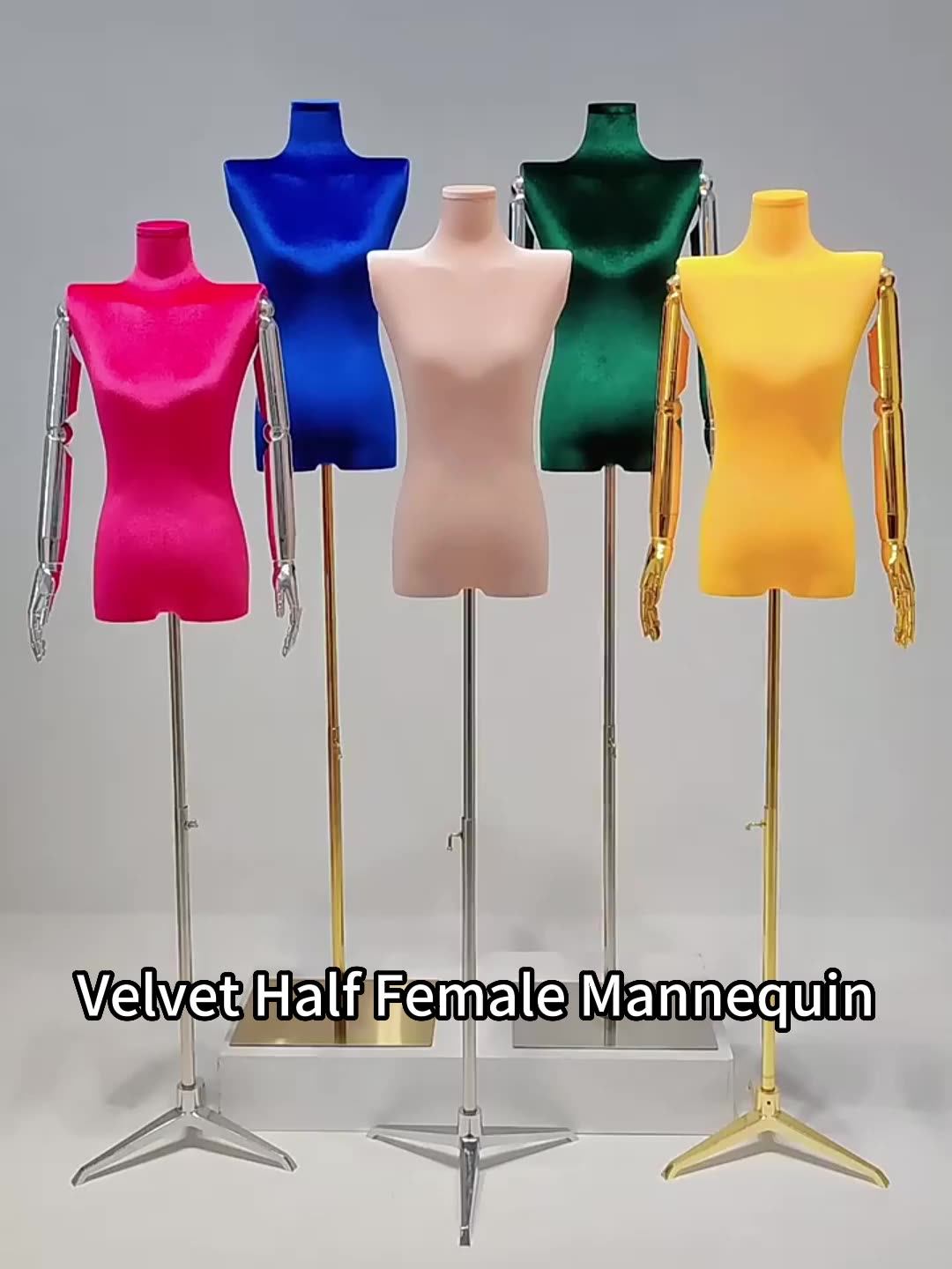 New Flat Shoulders Upper-body Velvet Half Body Boutique Clothing ...