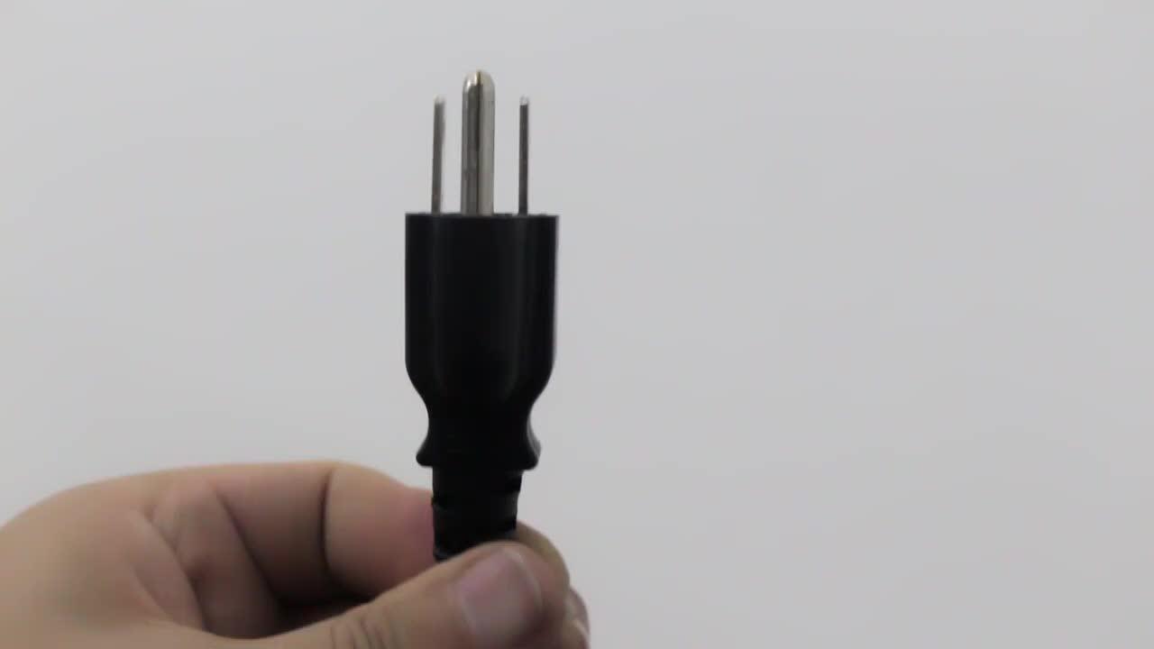 3 Pin Stripped And Tinned 3pin Canada Ac Cable Us America 125v Power ...