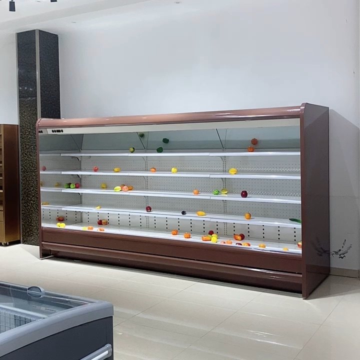 Supermarket Fruits And Vegetables Display Refrigerator Chiller Freezer ...