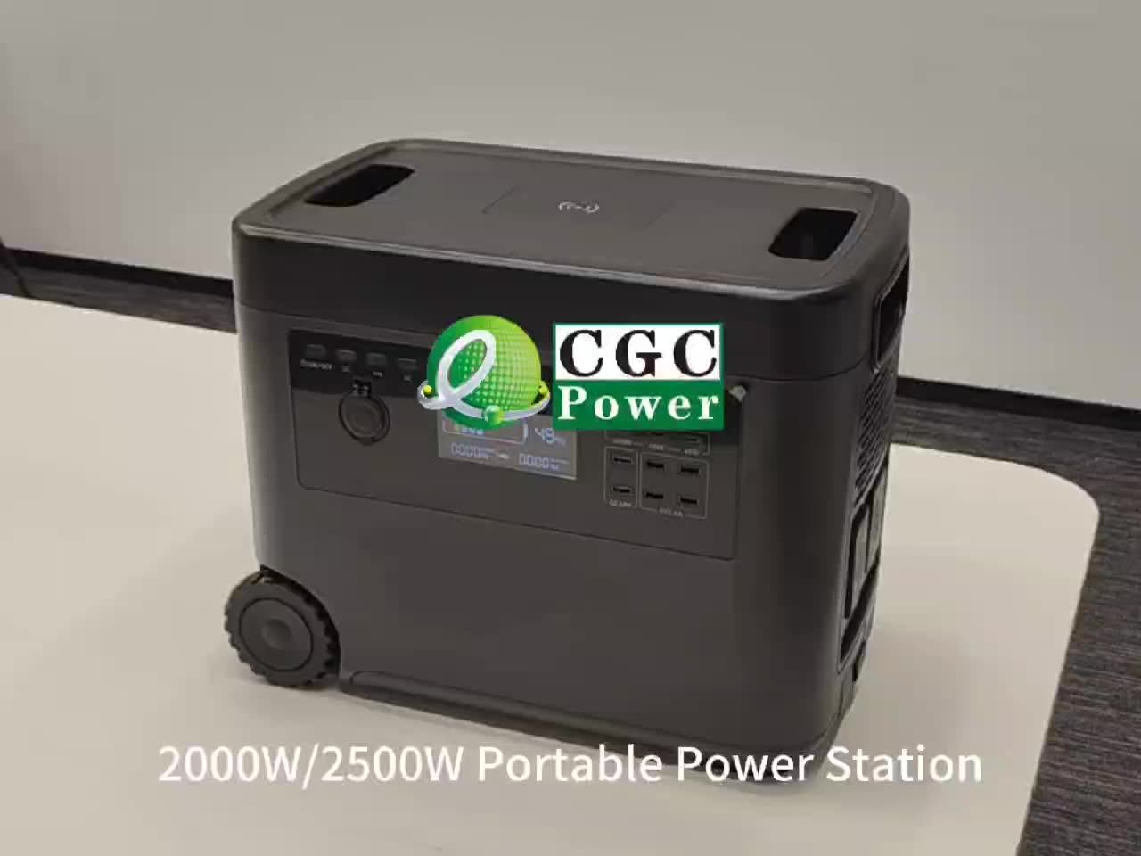 Portable Energy Storage Power Supply Solar Station 1800w 2000w Lifepo4 ...