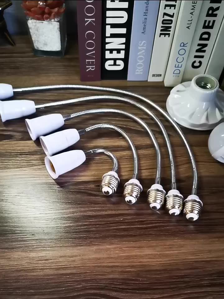 E27 To E27 Led Lamp Base Bulb Socket With 10cm 15cm 20cm 30cm 40cm 50cm ...