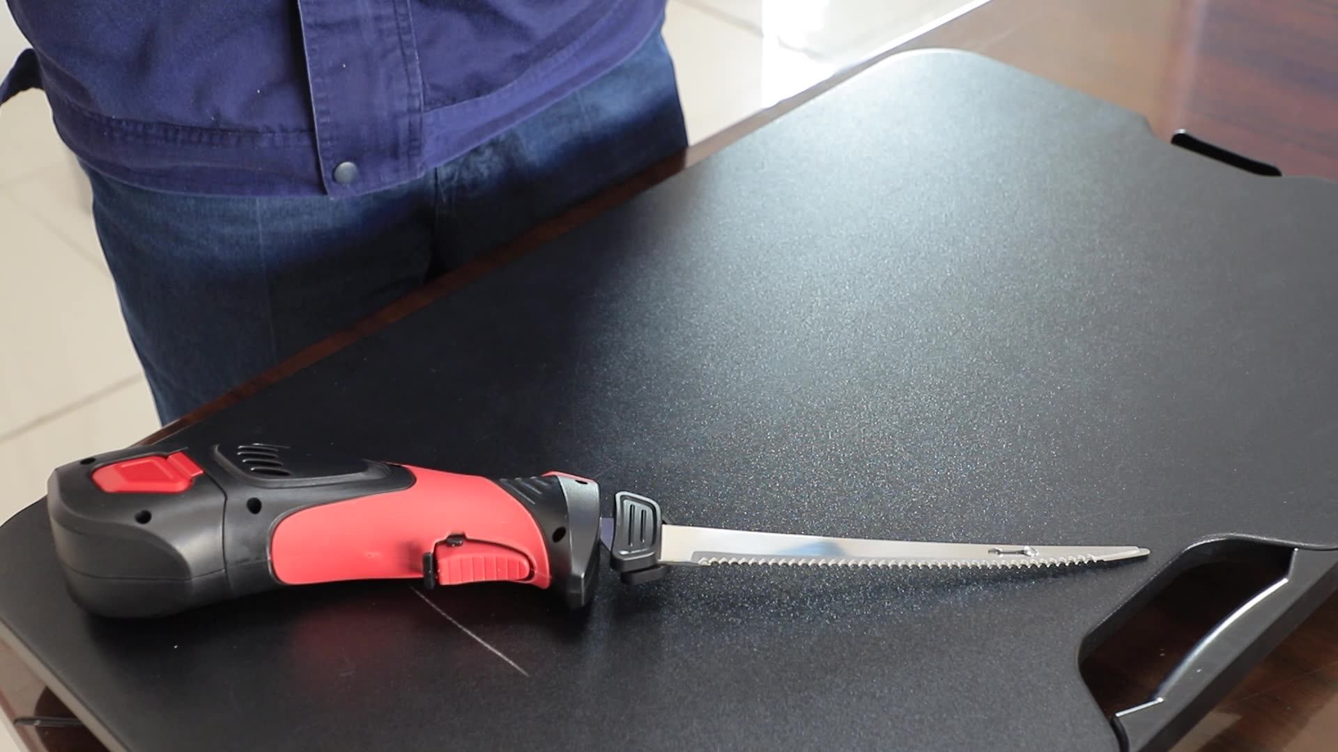 Cordless Rechargeable Reciprocating Serrated Electric Knife Cutting ...