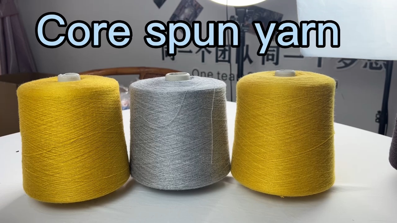 28/2 Viscose Pbt Blended Dyed Yarn Core Spun Yarn For Sweaters Knitting Machine - Buy Viscose ...