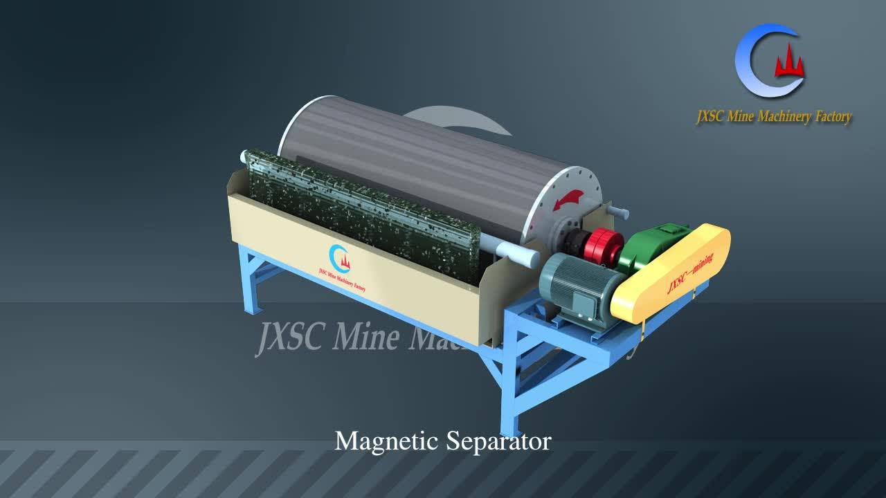 Tin Ore Mining Machine Wet Process Roller Magnetic Separator With High ...