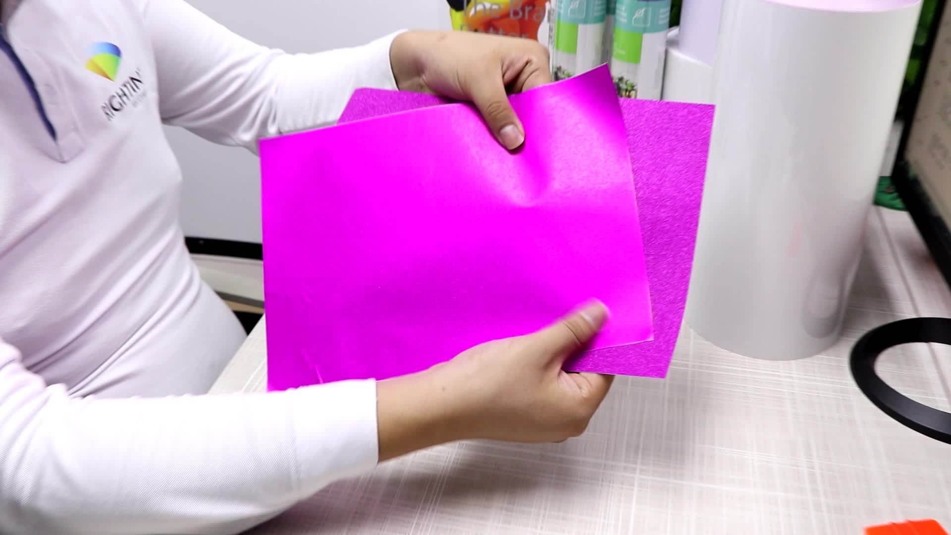 Glitter Vinyl 12*12 Inch Colored Adhesive Glitter Paper For Cutting ...