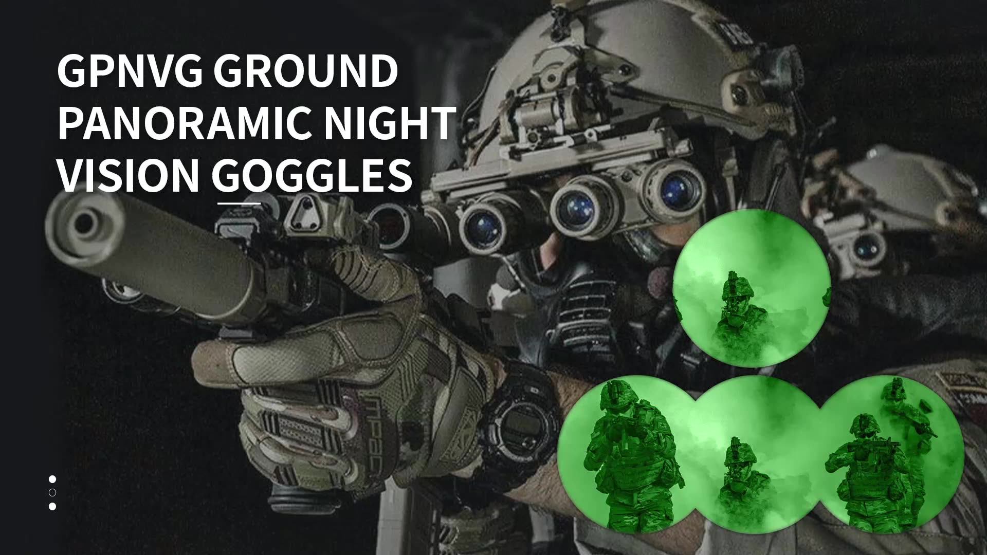 Gpnvg Gen 2/gen3 Ground Panoramic Night Vision Goggles Four Eye Night ...