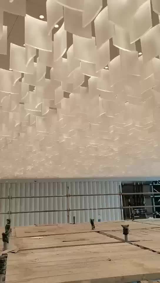 Clear Ps Plastic Ceiling Sheet Interior Decoration Suspended Waterproof ...