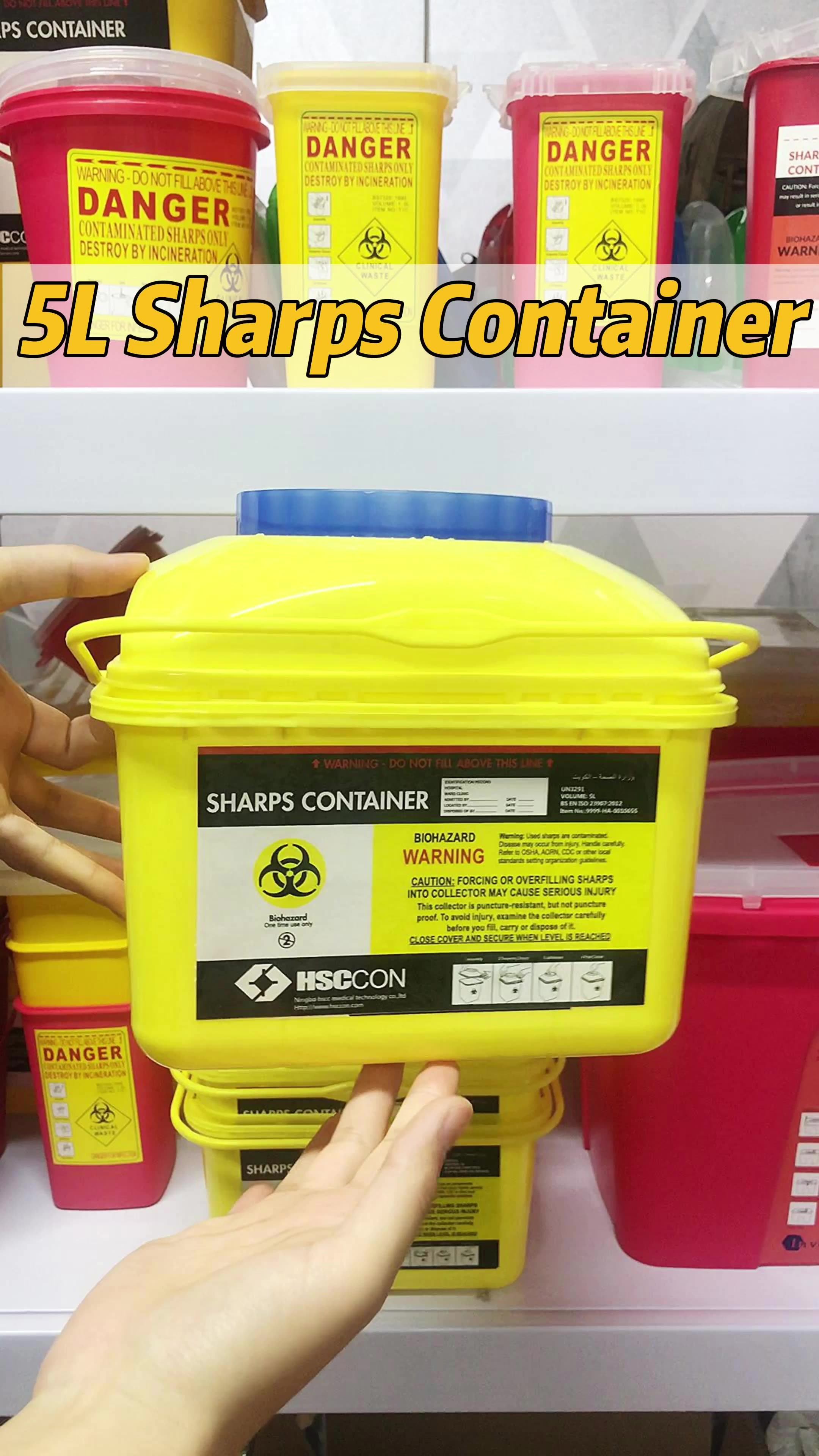 Iso Safety Hospital Medical Needle Blade Storage Custom Color Label ...